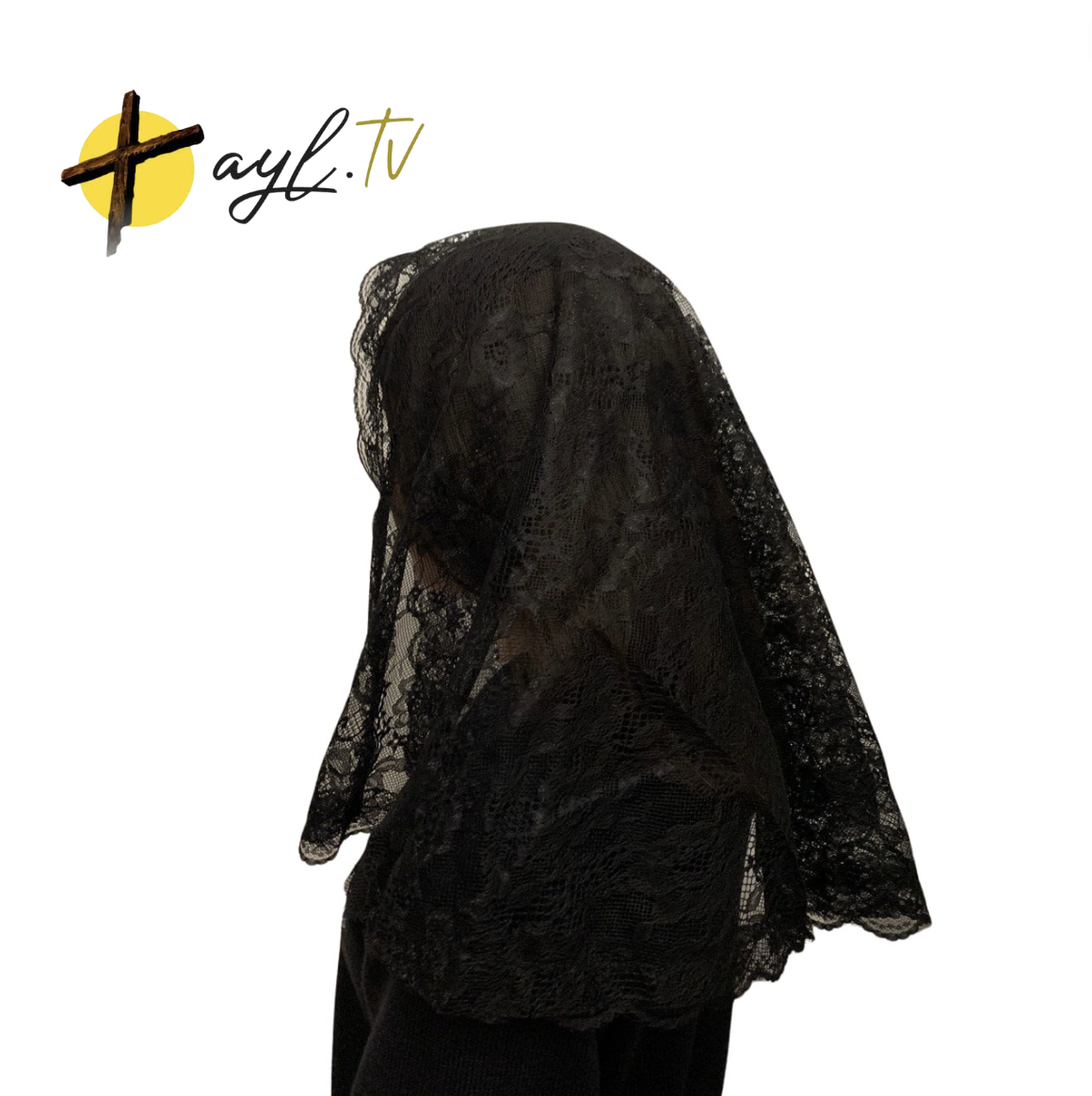 Velo católico de Mantilla, para asistencia presencial u on-line a la ...